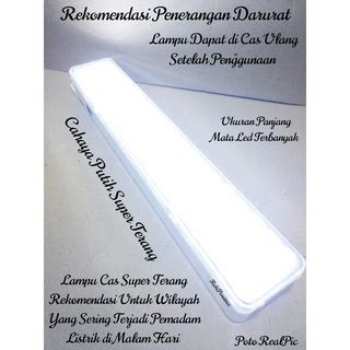 Jual Emergency Mata Led Super White Lampu Dinding Emergency Tempel Shopee Indonesia