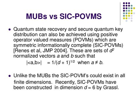 Ppt From Finite Projective Geometry To Quantum Phase Enciphering Discrete Math Of Mubs