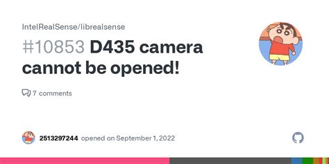 D435 Camera Cannot Be Opened · Issue 10853 · Intelrealsenselibrealsense · Github