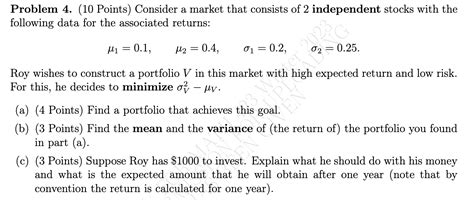 Solved Problem 4 10 Points Consider A Market That