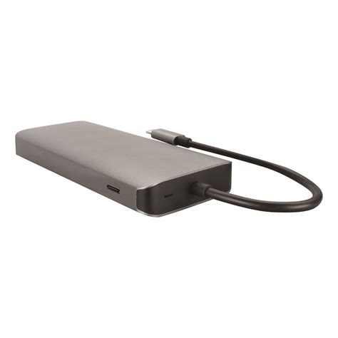 6 In 1 Usb C Multiport Docking Station Hub Just Hook It Up Cables