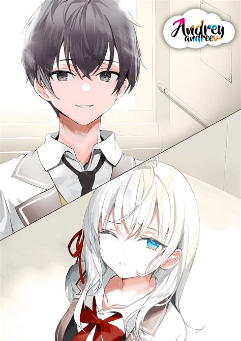 Alisa Mikhailovna Kujou Kuze Masachika Colored Illustration R