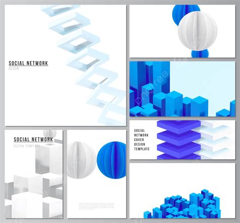 Vector Layouts Of Modern Social Network Mockup For Cover Design Template Download On Pngtree