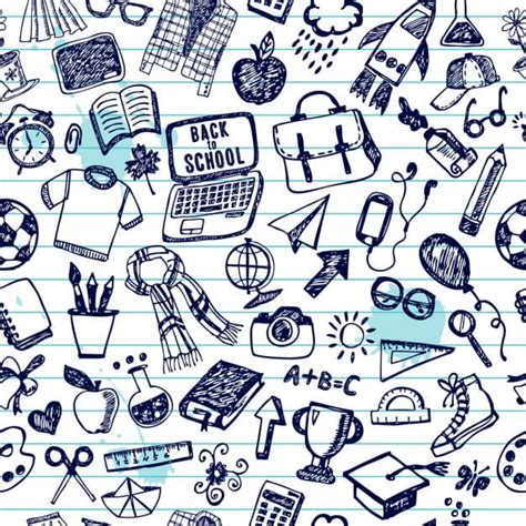 손으로 학교 패턴으로 다시 그린 Eps Uidownload