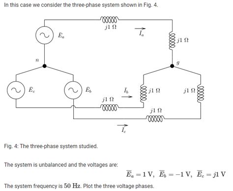 Solved In This Case We Consider The Three Phase System Shown