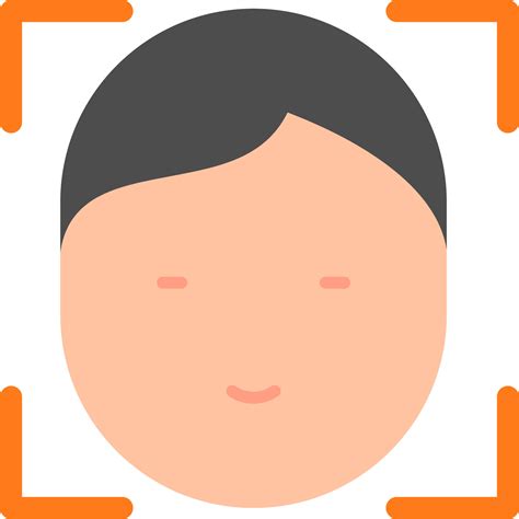 Face Id Vector Icon 20885913 Vector Art At Vecteezy