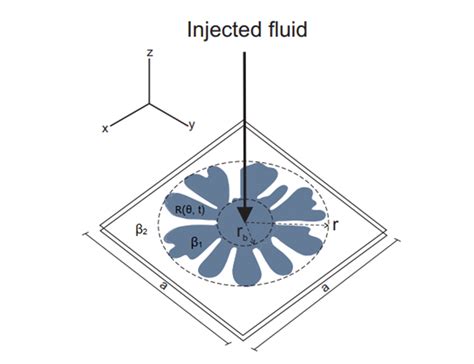 Schematic Of The Hele Shaw Cell With Representation Of The Base R B Download Scientific