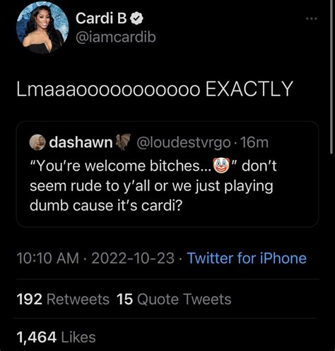 Cardi Responds To Madonnas Ments Rfauxmoi