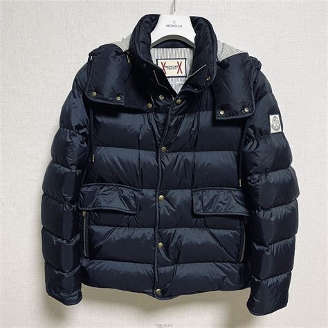 Moncler 다운 패딩 1 몽클레어 감마블루 금장 후드 숏패딩 원래 명품은 필웨이 Feelway
