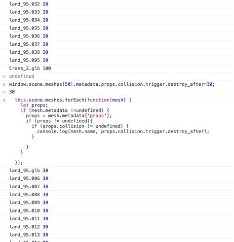 Metadata Is Not Unique Within GLB Meshes Questions Babylon Js