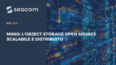 Minio Lobject Storage Open Source Scalabile E Distribuito