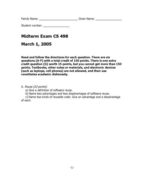 Midterm Exam Questions Software Engineering 2 Design And Development