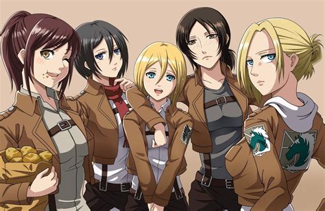 Attack On Titan Girl Wallpapers Wallpaper Cave
