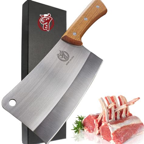 Get Meat Cleaver 7 Heavy Duty Butcher Cutting Knife Delivered Weee