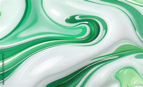 Ilustrace „추상 수채색 페인트 배경 그림 부드러운 파스텔 녹색 아쿠아마린 색상과 황금색 선 액체 대리석 종이 질감 배너 질감 Ze Služby Stock