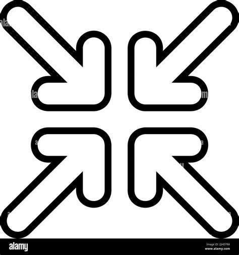 Basic Ui Minimize Stock Vector Image And Art Alamy