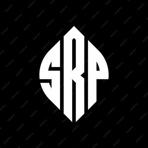 Premium Vector Srp Circle Letter Logo Design With Circle And Ellipse