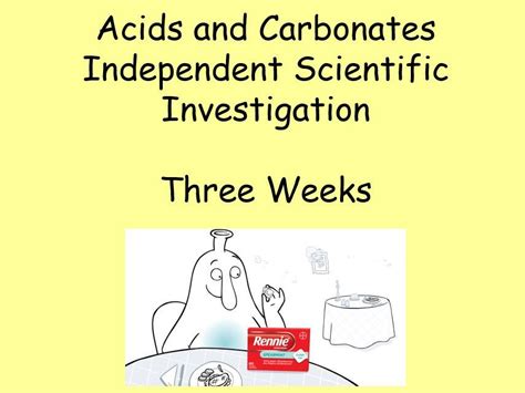 Ks3 Gcse Chemistry Acid And Carbonate Practical Investigation Working Scientifically Three Weeks