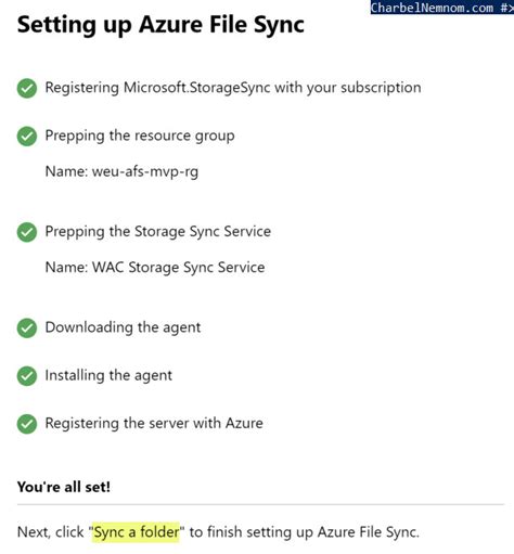 Set Up Azure File Sync In Windows Admin Center Version 1910 Charbel Nemnom Mvp Mct Ccsp