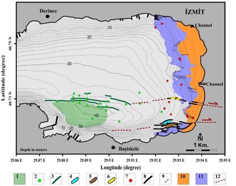 The Sea Bottom Structural Features And Their Areal Distributions