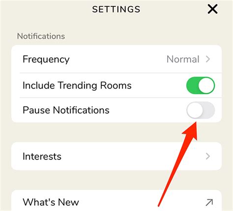Clubhouse How To Pause Notifications