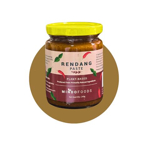 Vegeterian Rendang Paste Mindofoods