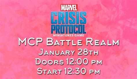 Marvel Crisis Protocol Battle Realm Tournament Afk Games Holt