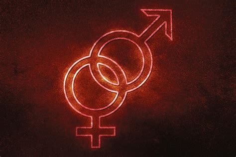 Sex Symbol Masculin Et Féminin Hétérosexualité Éducation Sexuelle