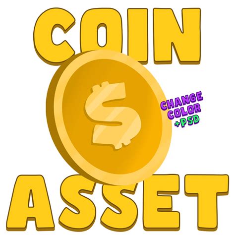 Coin UI Game Asset PSD CHANGE COLOR Clearly Development