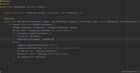 项目复盘一、通过springboot中filter获取token spring boot token filter csdn博客