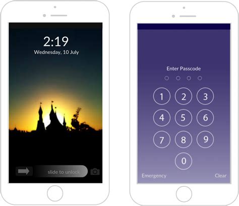 Download Iphone Lock Screen Mockup Iphone 8 Lock Screen Template PNG Image With No Background