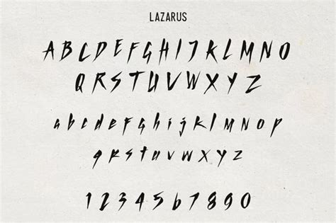 Lazarus Script And Handwritten Ft Font And Lettering Envato