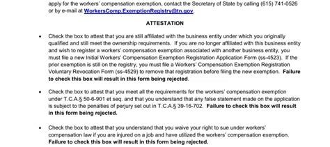 Tn Workers Compensation Exemption Pdf Form Formspal