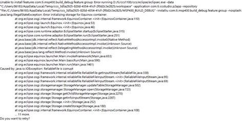 Tms570lc4357 Ccs软件安装报错，an Error Has E The Log File Null