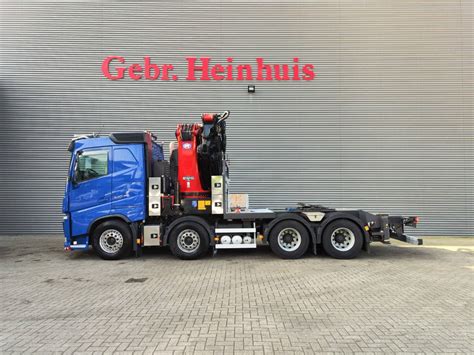 Hmf 8520 K 0 6x Hydr Jip 6x Hydr Winch Frontabstutzung Volvo Fh 540 8x4 Euro 6 Crane Truck