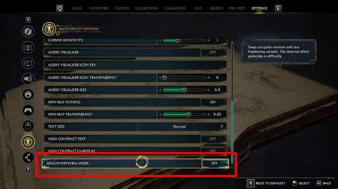 How To Turn On Arachnophobia Mode In Hogwarts Legacy Prima Games