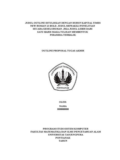 Pdf Template Outline Dokumen Tips