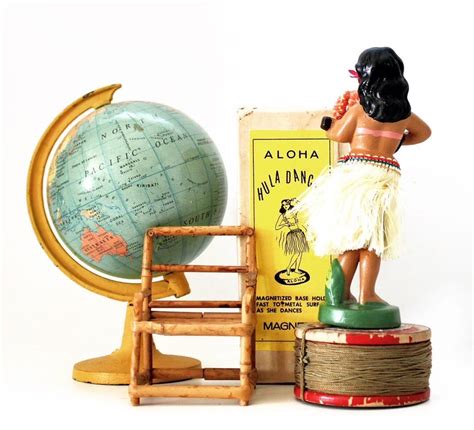 Vintage Hula Girl Vintage Hawaiian Aloha Girl Vintage Hula Dancer Made