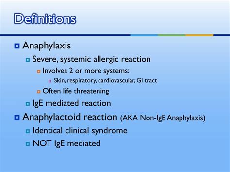 Ppt Anaphylaxis Powerpoint Presentation Free Download Id 3856049