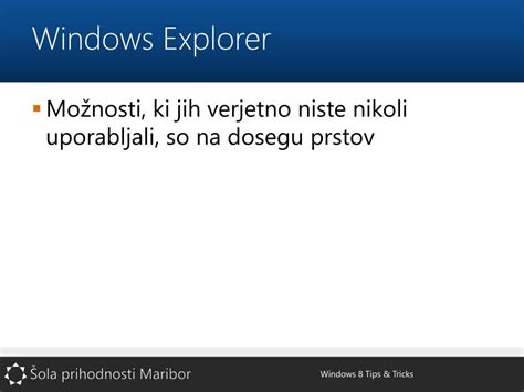 PPT Windows 8 Tips Tricks PowerPoint Presentation Free Download ID 4264157
