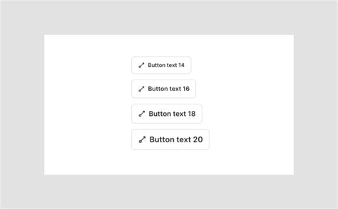 Outline Buttons With Icon Responsive Component For