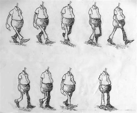 Lou S Animation Stop Motion Projects Walk Cycle Breaking It Down Story Boarding