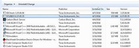 i have installed sys bios but cannot find the sys bios in project template code composer