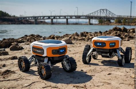 Premium Photo Autonomous Robots Exploring Rough Terrain