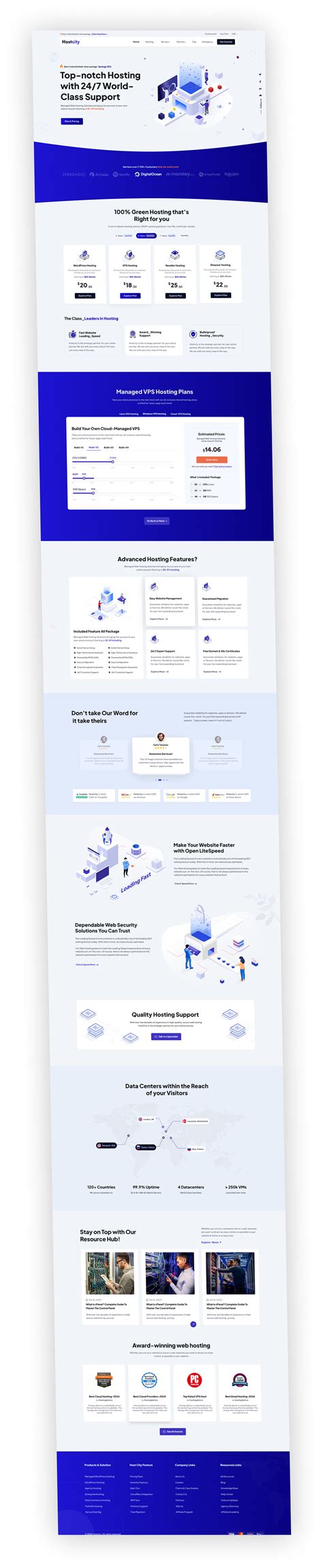 Host Domain Hosting Website Design Ui Design Figma Behance