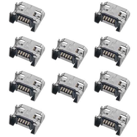 Micro Usb Female Socket Pin Dip Degree Micro Usb Female Jack Socket Connector Adapters
