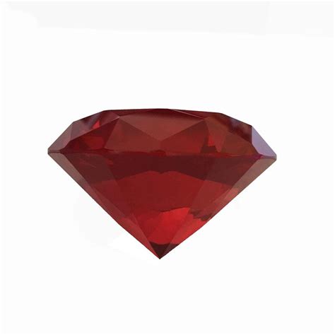 30 150mm Red Glass Diamond Party Decoration Crysta Grandado