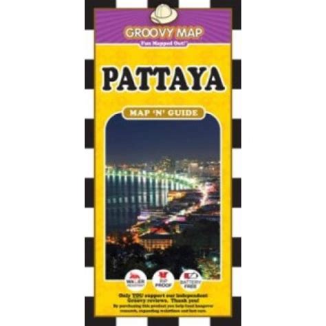 Buy Map Pattaya Thailand Map N Guide By Groovy Map Co Yellowmaps Map Store