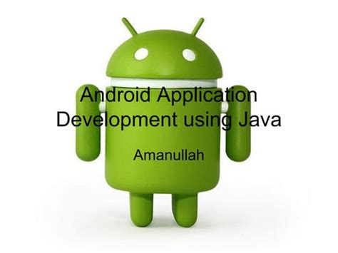 Android App Development Ppt Ppt