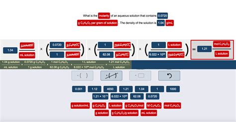 Solved What Is The Molarity Of An Aqueous Solution That